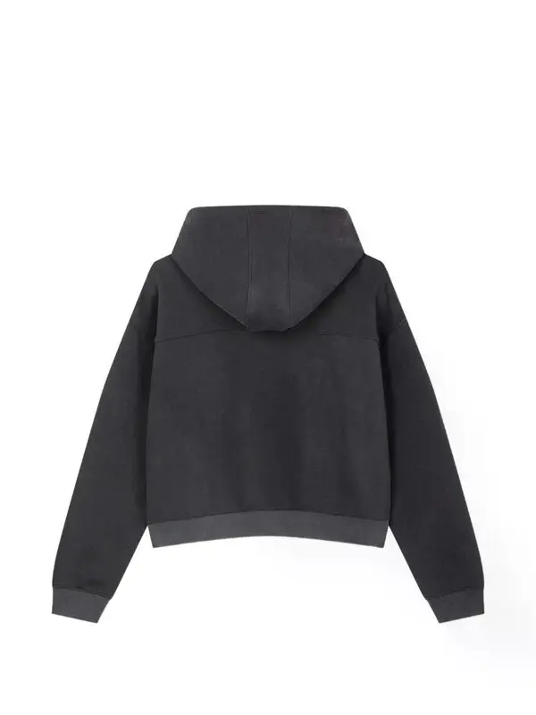 STUDIO TOMBOY Logo-print Cropped Hoodie