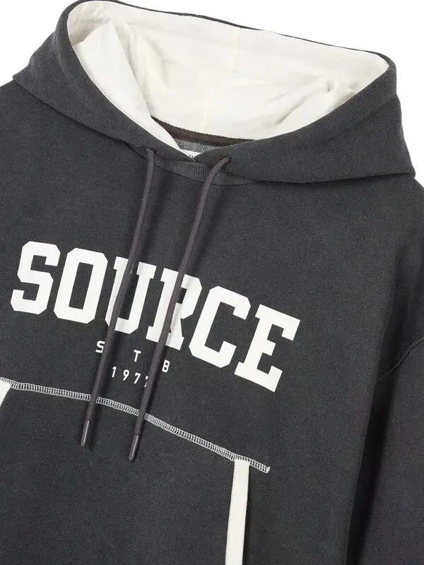 STUDIO TOMBOY Logo-print Cropped Hoodie