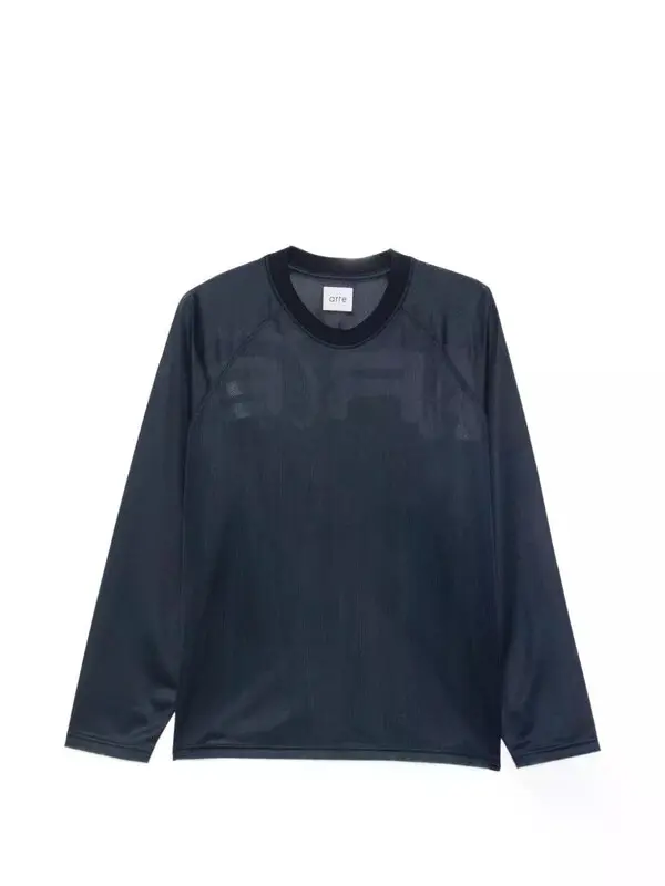 ARTE ANTWERP Logo-print Long-sleeve T-shirt