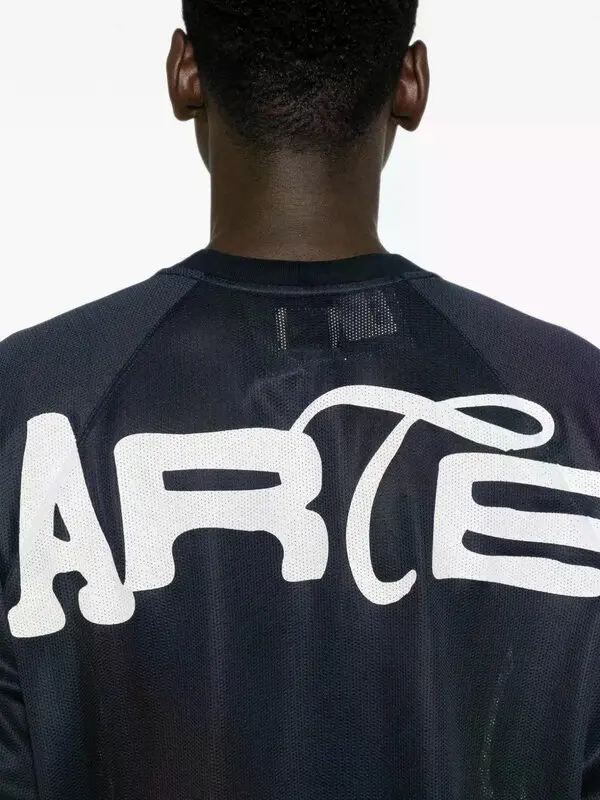ARTE ANTWERP Logo-print Long-sleeve T-shirt