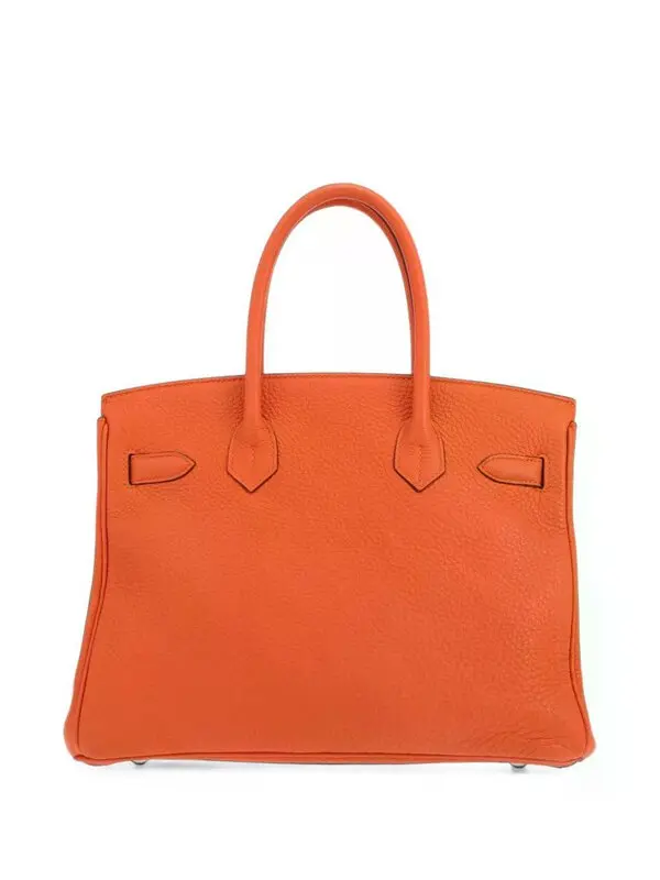 Hermès 2014 30 Birkin Tote Bag - Orange
