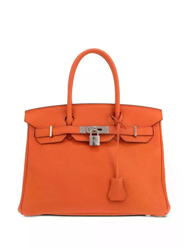 Hermès 2014 30 Birkin Tote Bag - Orange