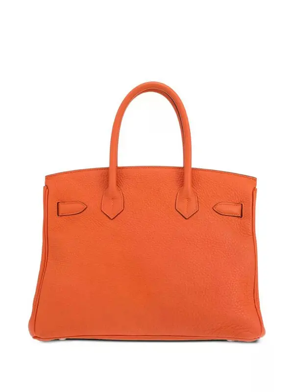 Hermès 2014 30 Birkin Tote Bag - Orange