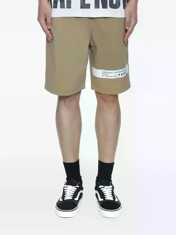 AAPE BY *A BATHING APE Logo-print Chino Shorts