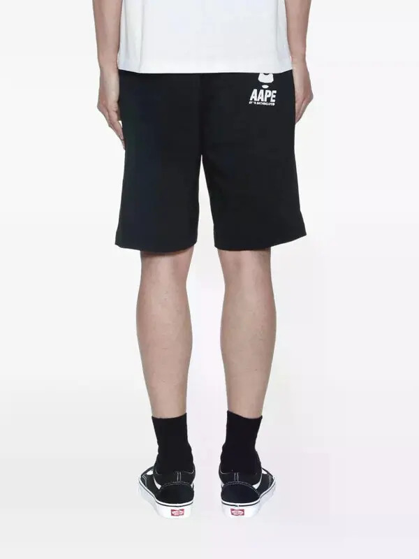 AAPE BY *A BATHING APE Logo-print Chino Shorts