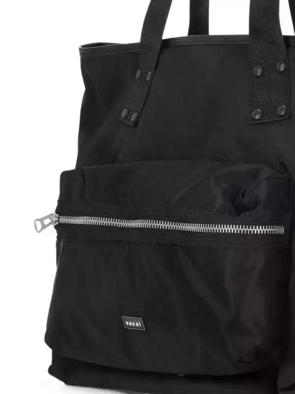 Sacai Zip-pocket Tote Bag
