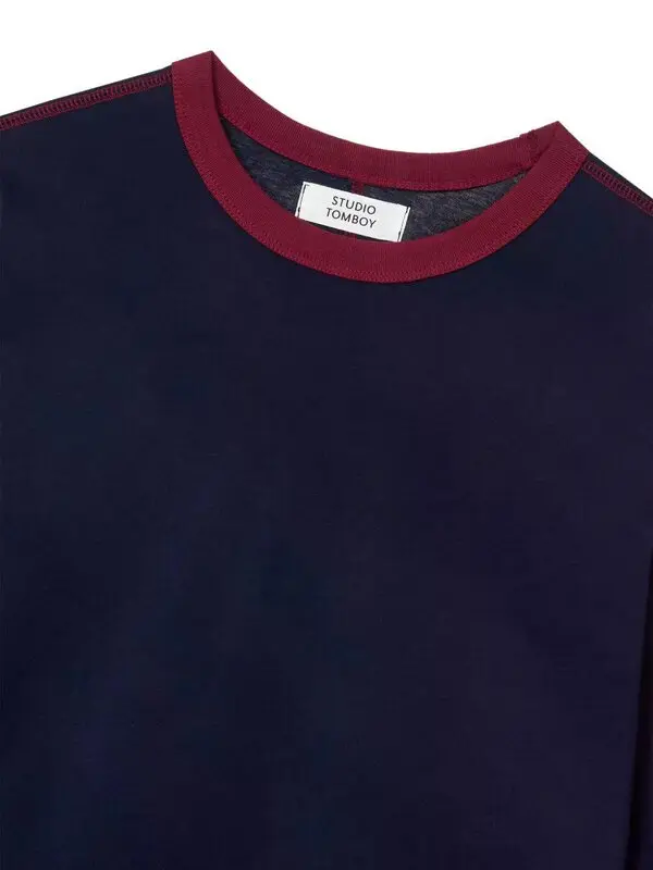 STUDIO TOMBOY Colour-block T-shirt