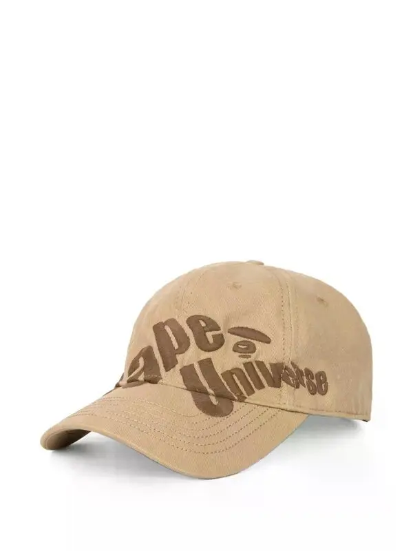 AAPE BY *A BATHING APE Moonface Logo-embroidered Cap - Neutrals