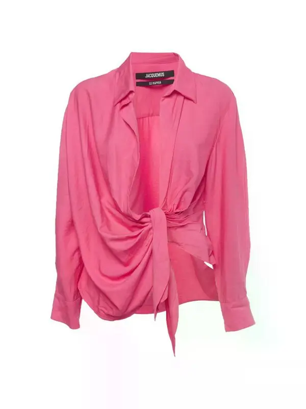 Jacquemus Draped Shirt - Pink