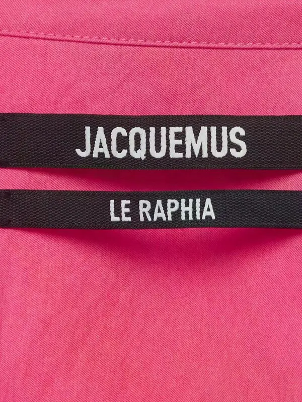 Jacquemus Draped Shirt - Pink