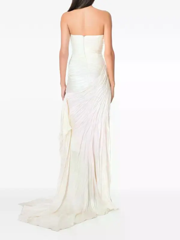 NORINA ST Viva Ruched Strapless Maxi Dress