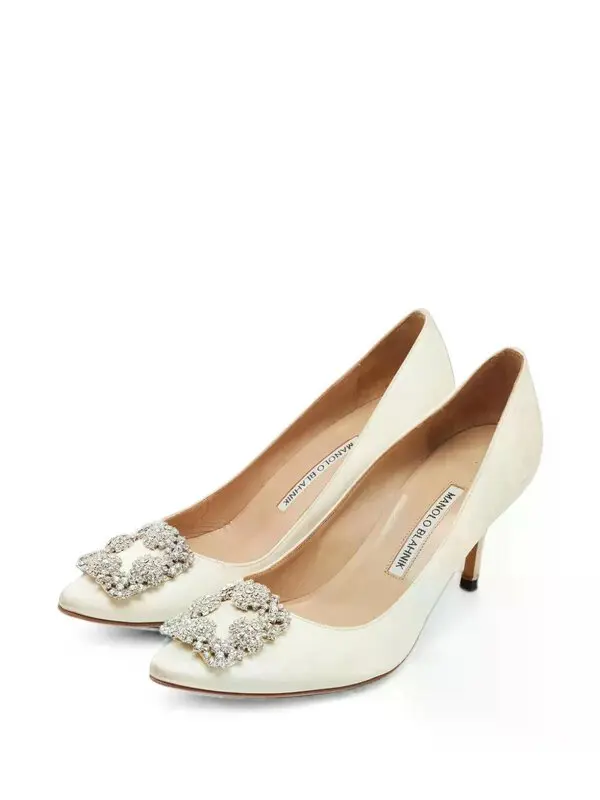 Manolo Blahnik Hangisi Pointed-toe Pumps