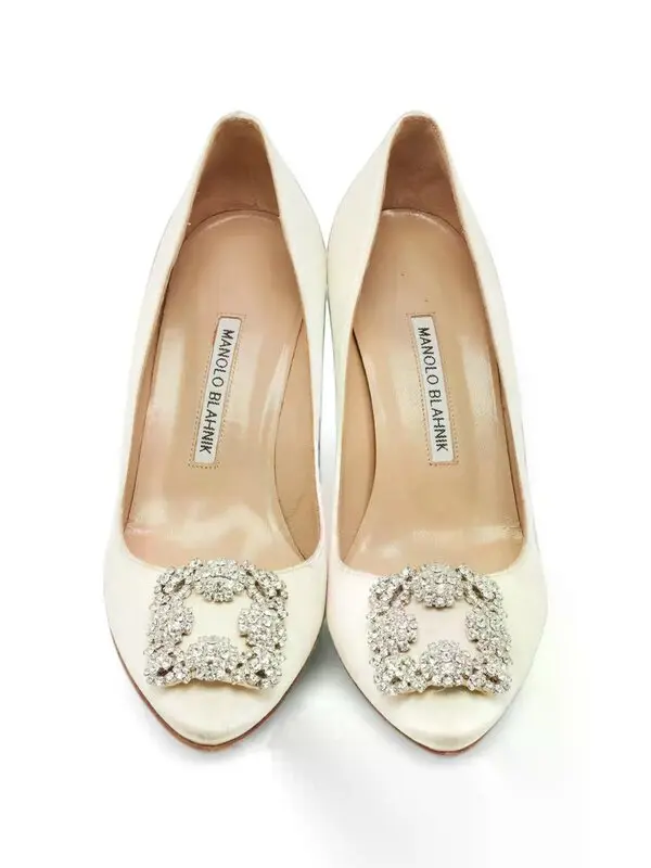 Manolo Blahnik Hangisi Pointed-toe Pumps
