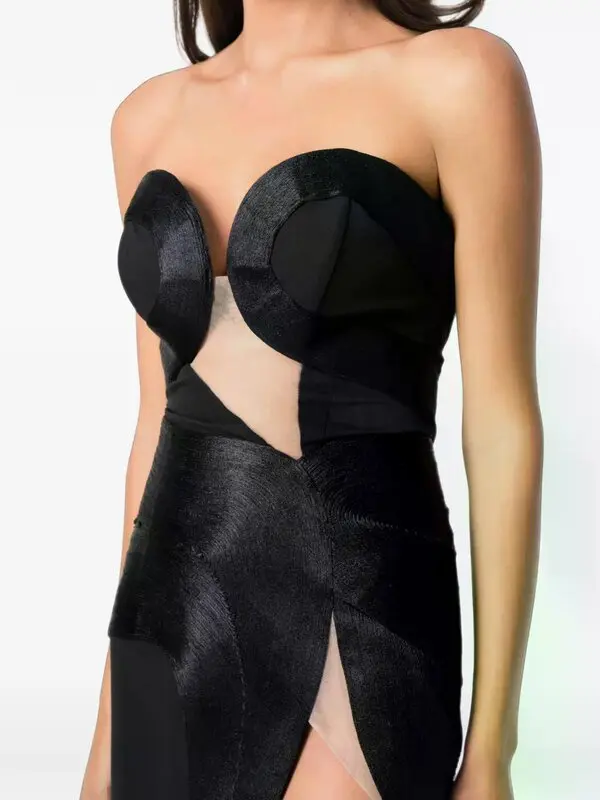 NORINA ST Misha Strapless Panelled Maxi Dress