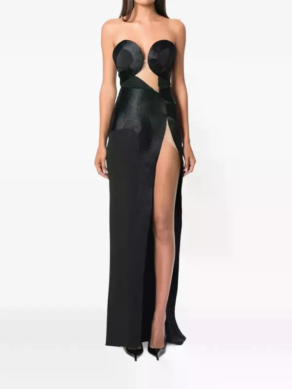 NORINA ST Misha Strapless Panelled Maxi Dress