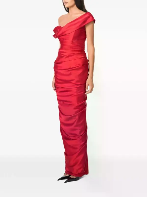 NORINA ST Mia Draped Off-shoulder Maxi Dress