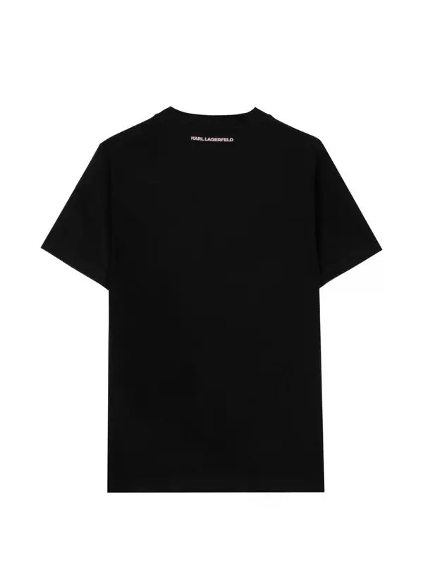 Karl Lagerfeld Ikonik-patch T-shirt