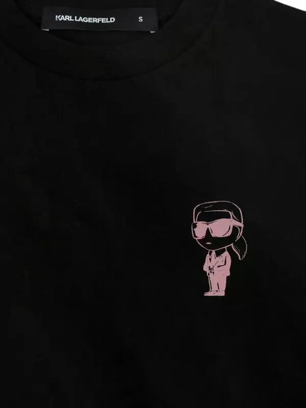 Karl Lagerfeld Ikonik-patch T-shirt