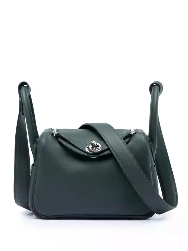Hermès Clemence Leather Lindy Satchel