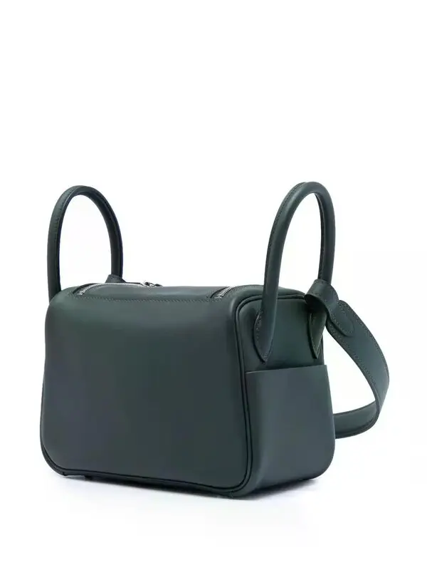 Hermès Clemence Leather Lindy Satchel