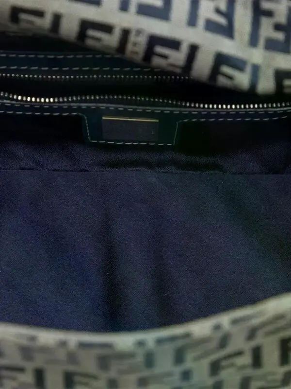 Fendi Zuchino Double Flap Shoulder Bag