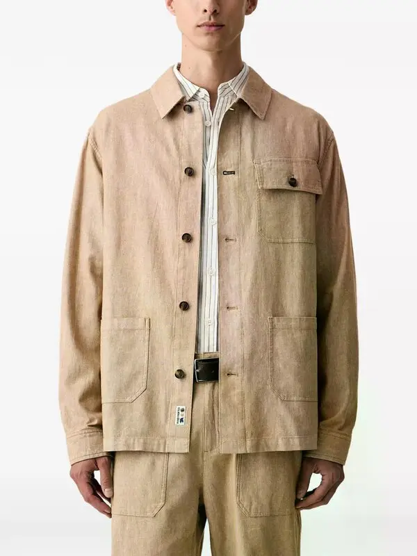 Scotch & Soda Button-up Patch-pocket Jacket - Neutrals
