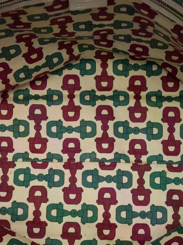 Gucci Monogram Embossed Leather Tote Bag