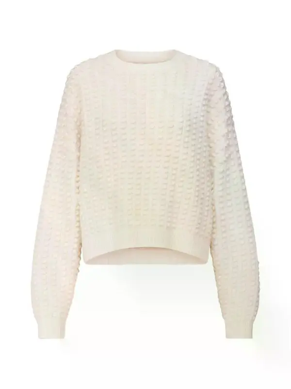 Loulou De Saison Cashmere Bubble-stitch Jumper