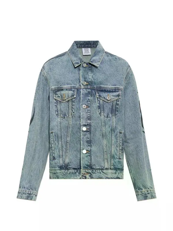 Vetements Graphic-print Denim Jacket
