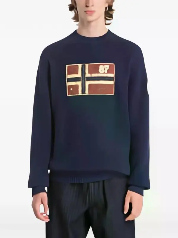 NAPAPIJRI Archive Flag-patch Sweater