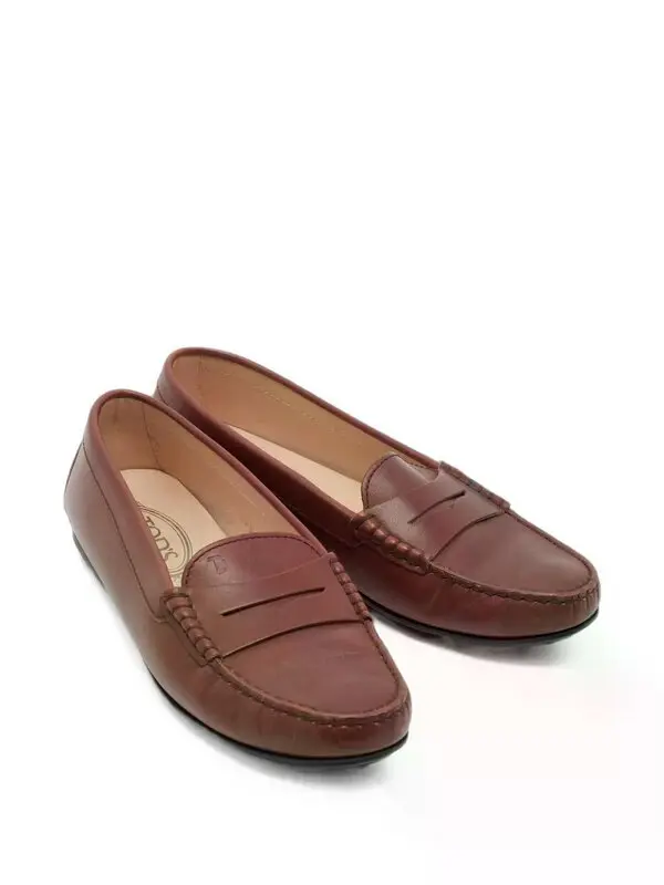 TOD'S Leather Gommino Loafers