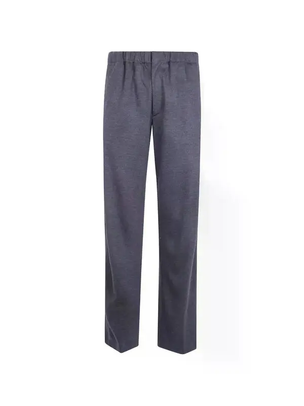 LARDINI Straight-leg Wool Trousers