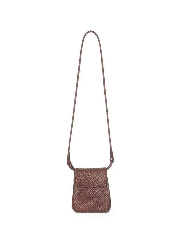 IBELIV Woven Leather Cross Body Bag