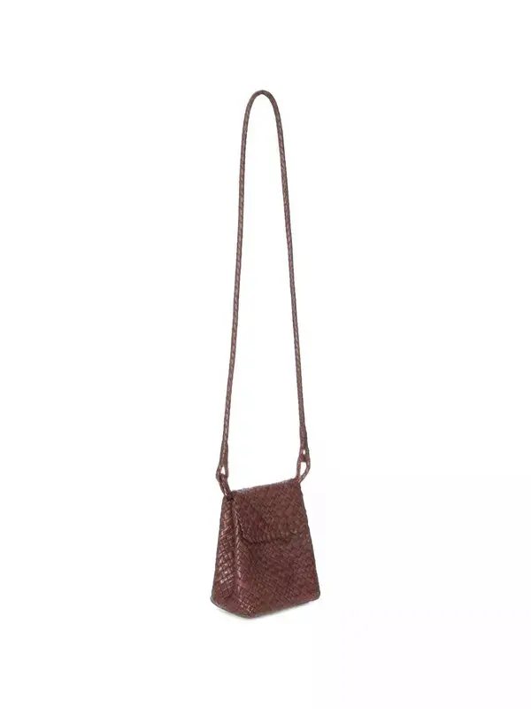IBELIV Woven Leather Cross Body Bag