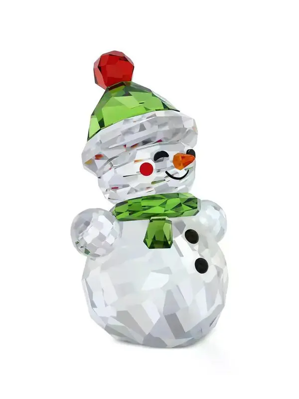 SWAROVSKI Holiday Cheers Rocking Snowman Crystal Ornament - White
