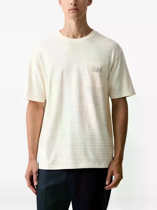 Scotch & Soda Textured Chest-pocket T-shirt