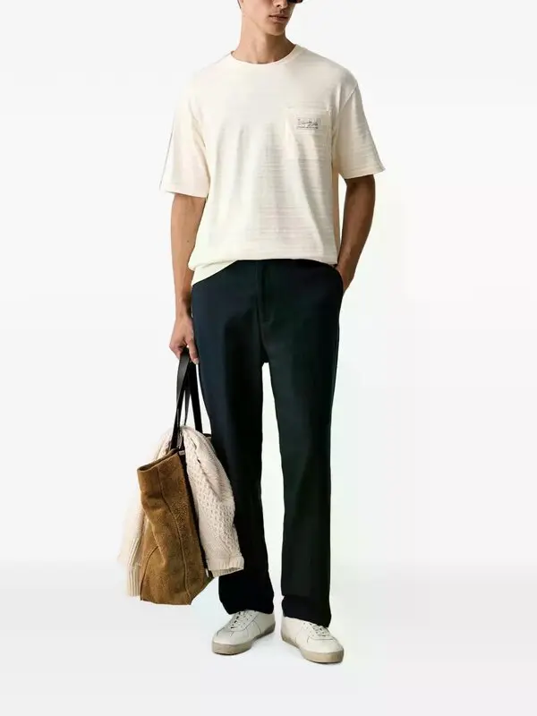 Scotch & Soda Textured Chest-pocket T-shirt