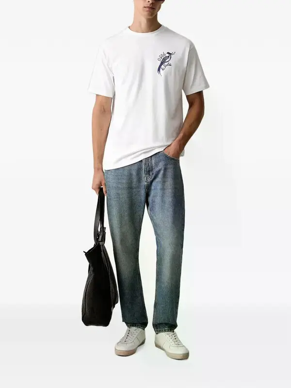 Scotch & Soda X Royal Delft Graphic-print T-shirt - White
