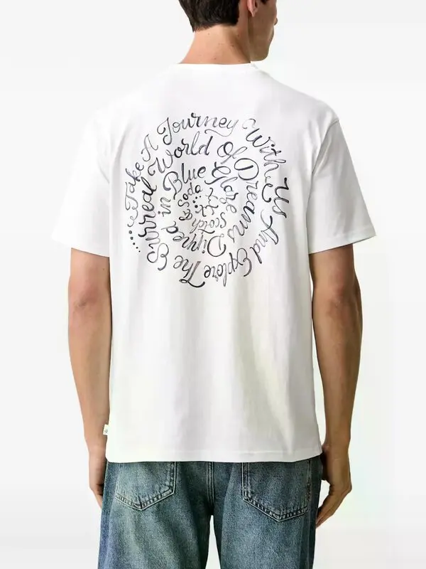 Scotch & Soda X Royal Delft Graphic-print T-shirt - White