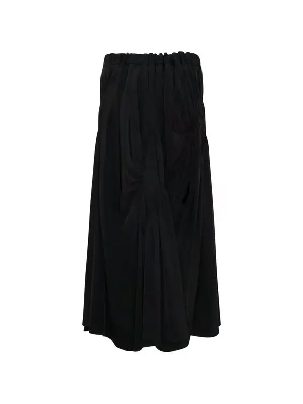 Y’s Gather-pleated Wide-leg Trousers