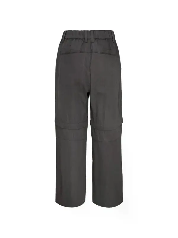 ORDINARY COUTURE CODE Logo-print Panelled Cargo Pants