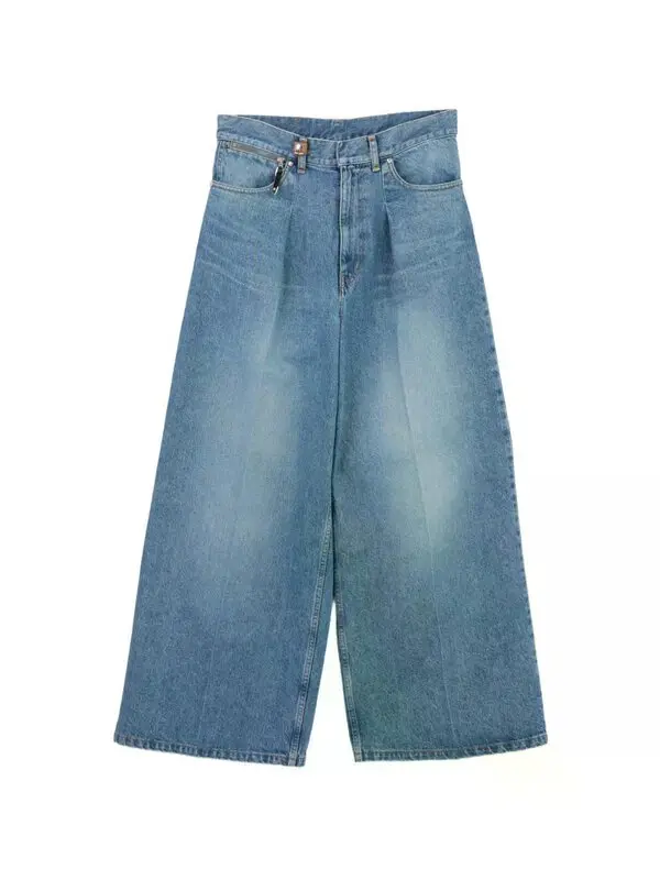 Toga Pleated Wide-leg Jeans