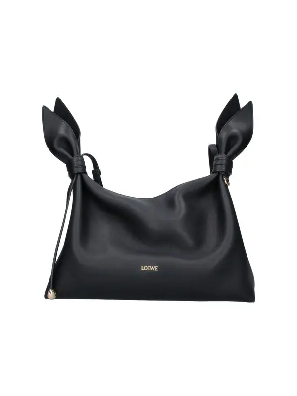 Loewe Scarf Shoulder Bag - Black