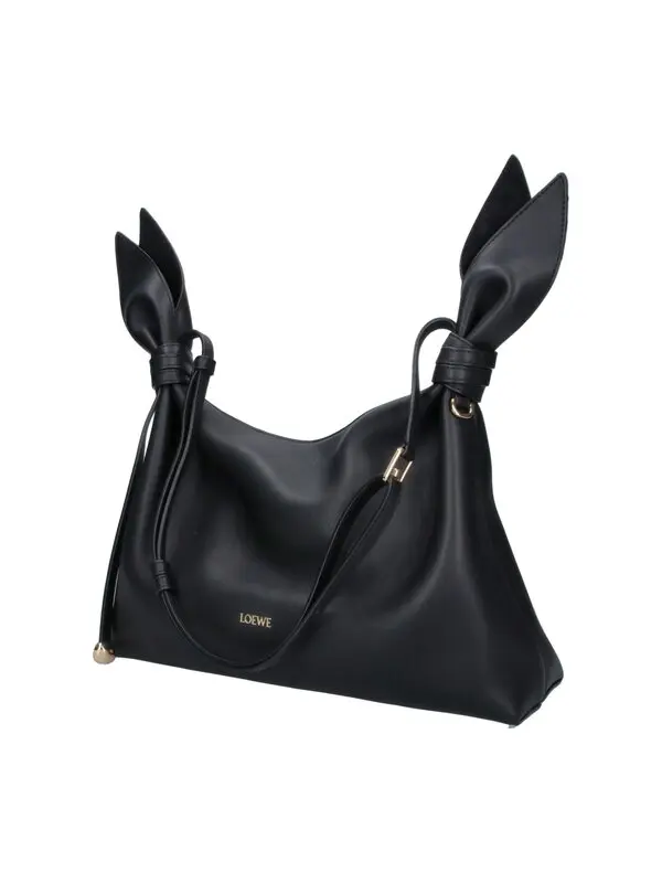 Loewe Scarf Shoulder Bag - Black
