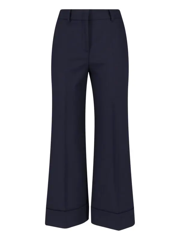 VIVIENNE WESTWOOD Wide Leg Tailored Trousers - Blue