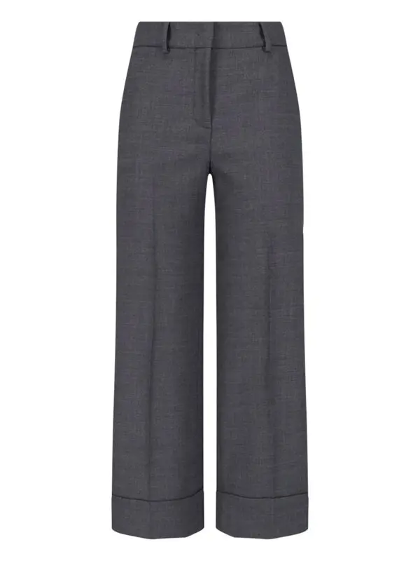 VIVIENNE WESTWOOD Wide Leg Tailored Trousers - Gray