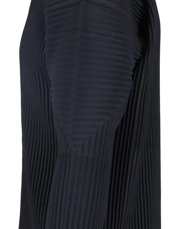 Issey Miyake Pleated Zip Sweatshirt
