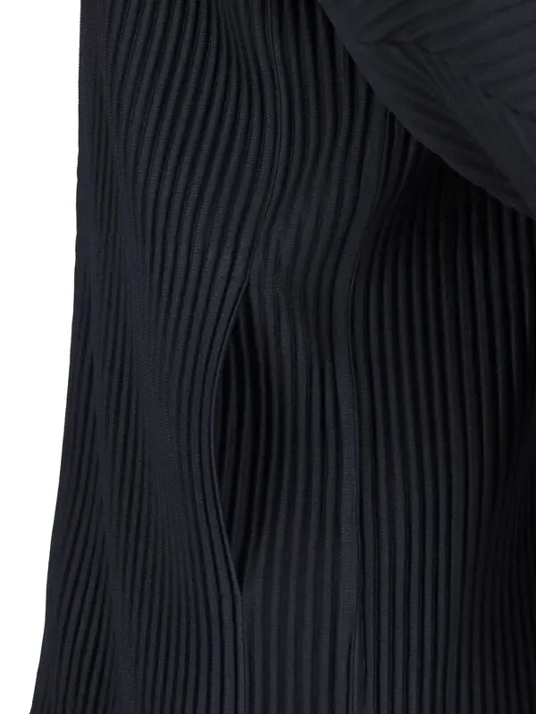 Issey Miyake Pleated Zip Sweatshirt
