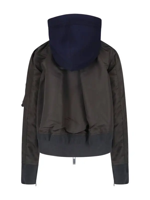Herno Hooded Zip Jacket - Blue