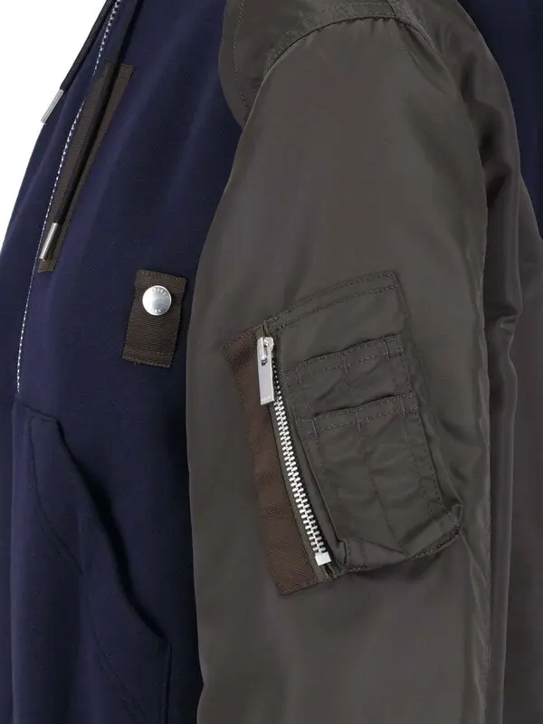 Herno Hooded Zip Jacket - Blue